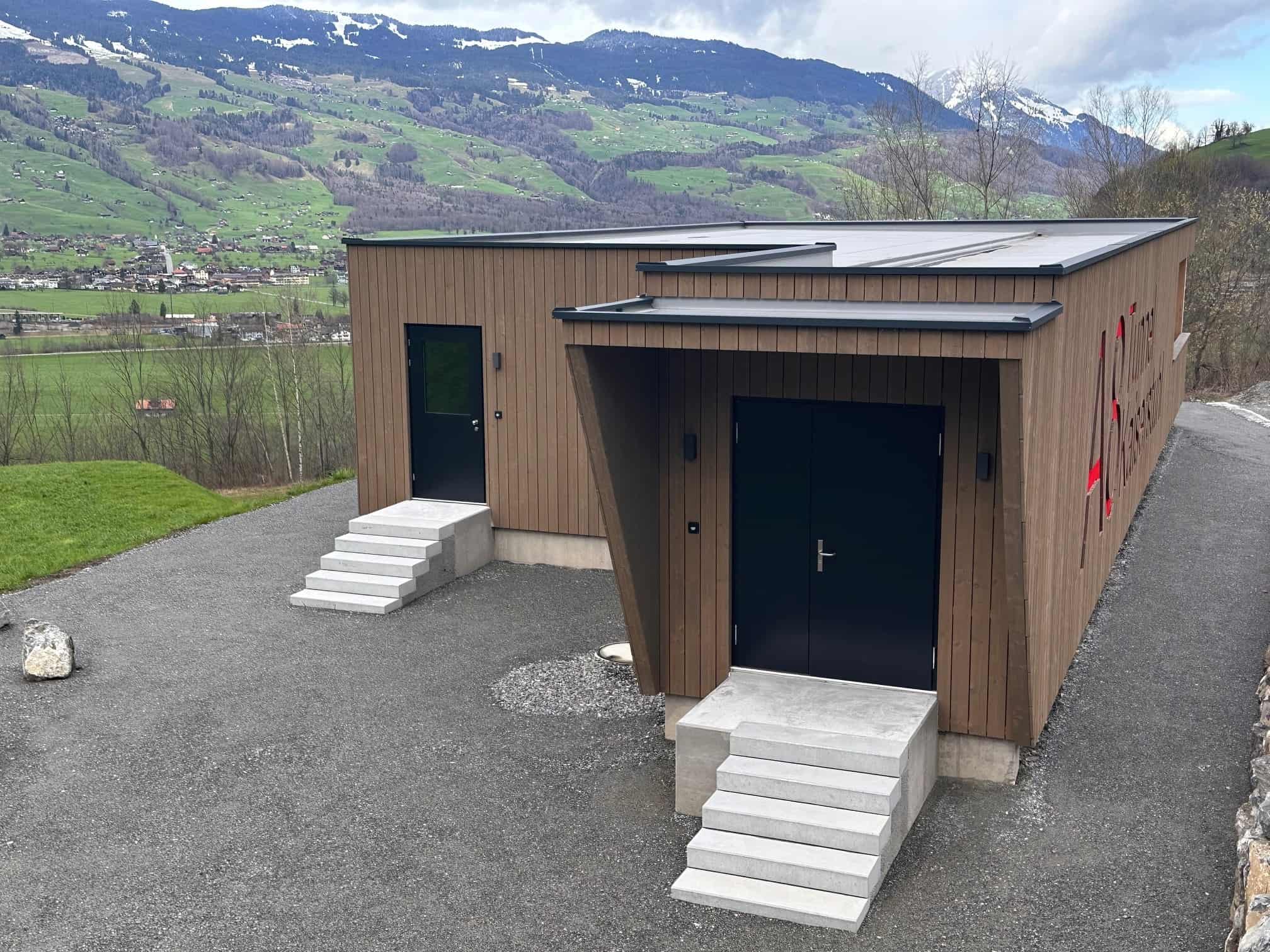 Infopavillon - Ausbauprojekt A8 Obwalden